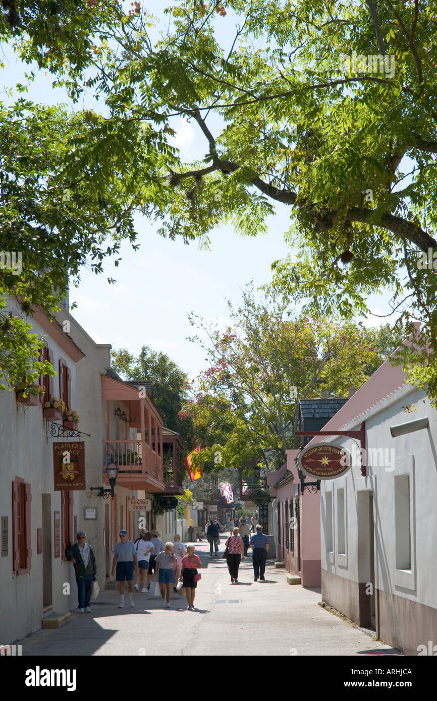 St George Street, St Augustine, Florida, USA Stock Photo - Alamy