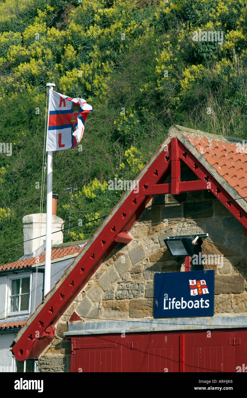 The Lifeboat house at Cowbar Stock Photo - Alamy