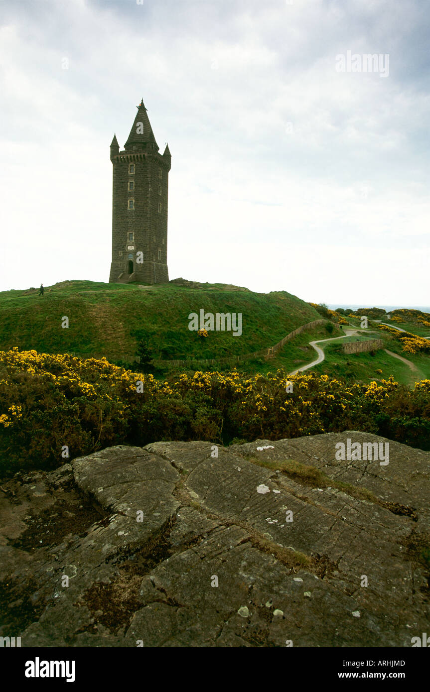Scrabo Tower at the summit of Scrabo Hill Country Park Stock Photo - Alamy