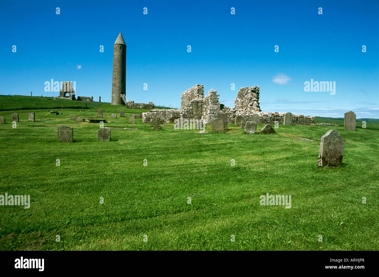 Devenish island tower hi-res stock photography and images - Alamy
