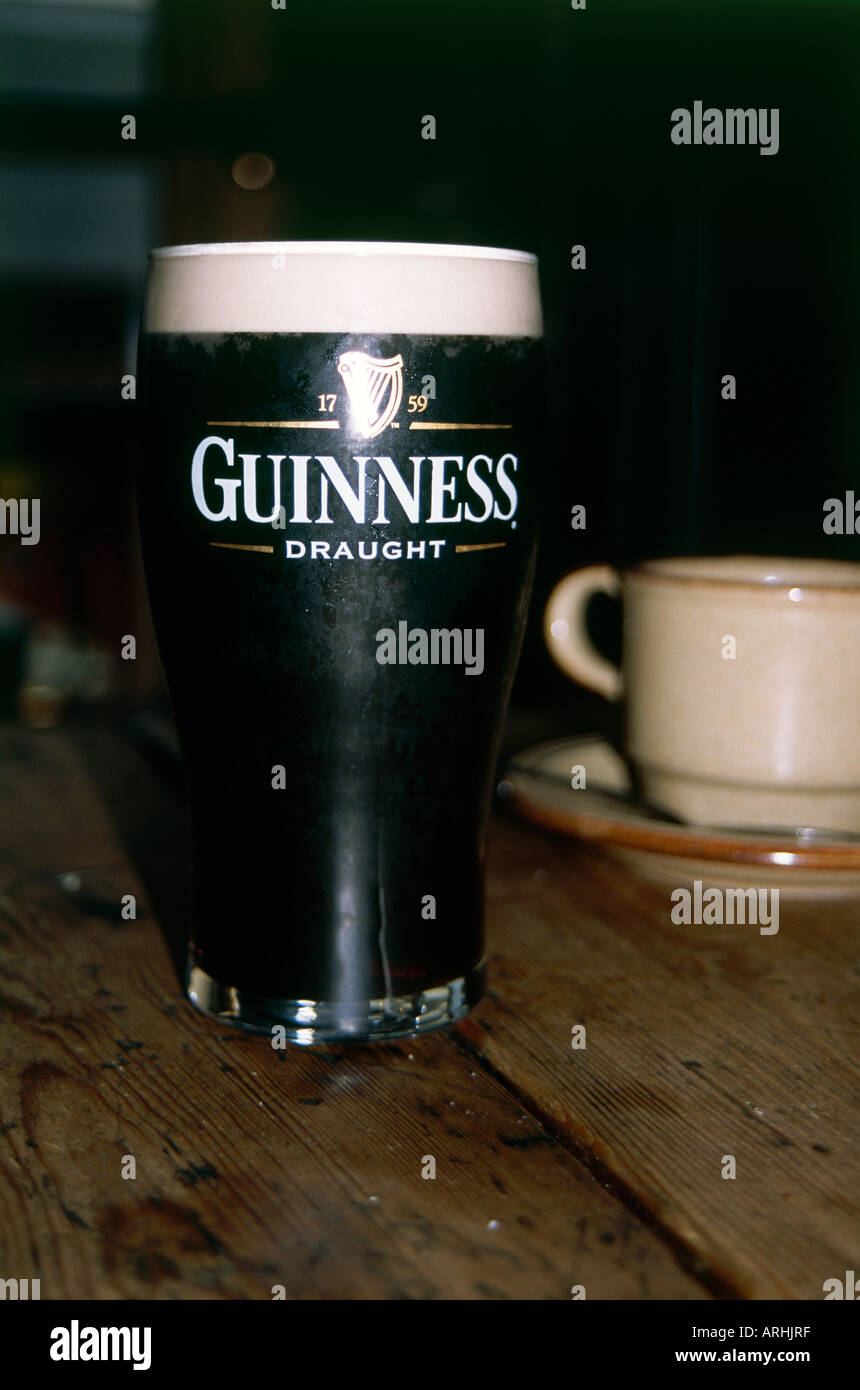 Guinness on a table hi-res stock photography and images - Alamy