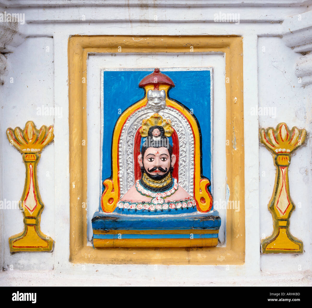 Hindu temple painting india hi-res stock photography and images - Alamy