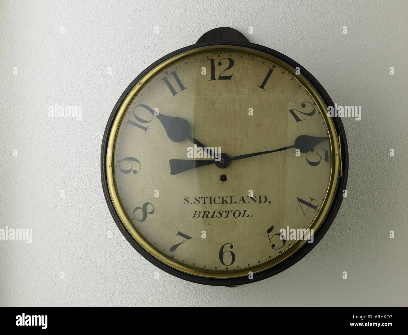 Dial clock by Sarah Stickland circa 1812 Stock Photo - Alamy