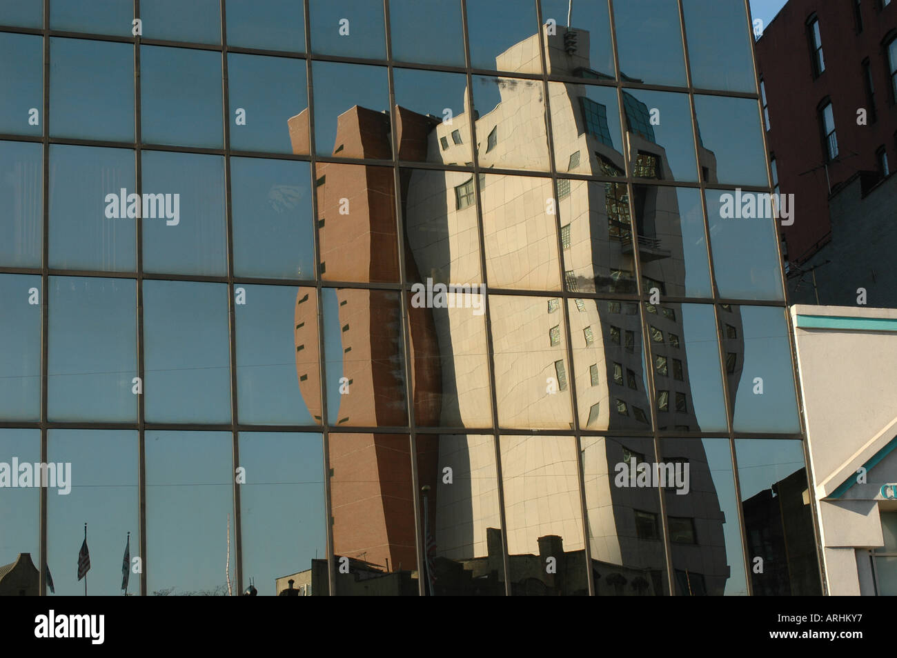 NYC CHINATOWN TOWERS REFLECTION ARCHITECTURE BUILDING ART MANHATTAN NEW ...
