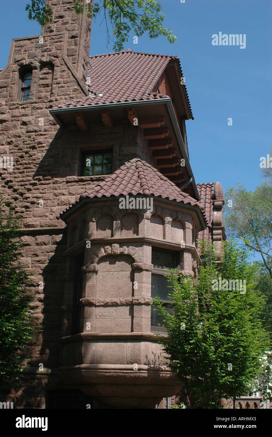 Bay window at the Warner House at Hillhouse Avenue Yale University New ...