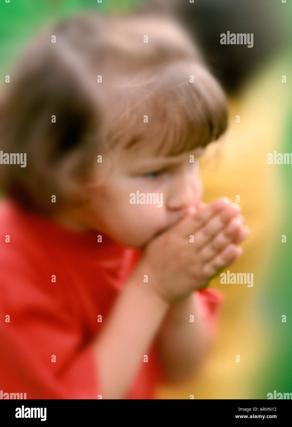 Girl whistling child hi-res stock photography and images - Alamy