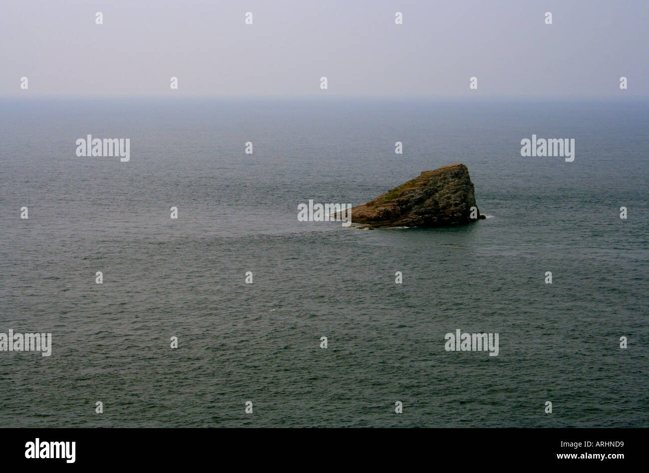 Sole rock island in the Atlantisc ocean Stock Photo - Alamy