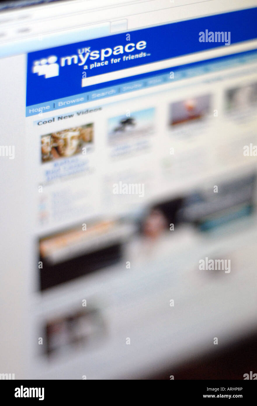 Myspace hi-res stock photography and images - Alamy