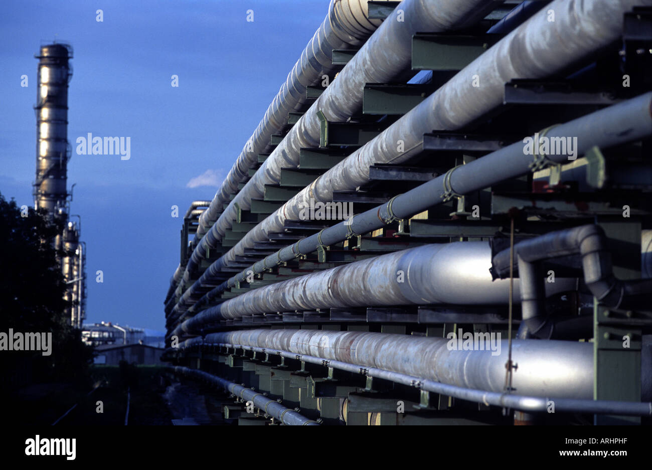 Oil refinery, Germany Stock Photo - Alamy