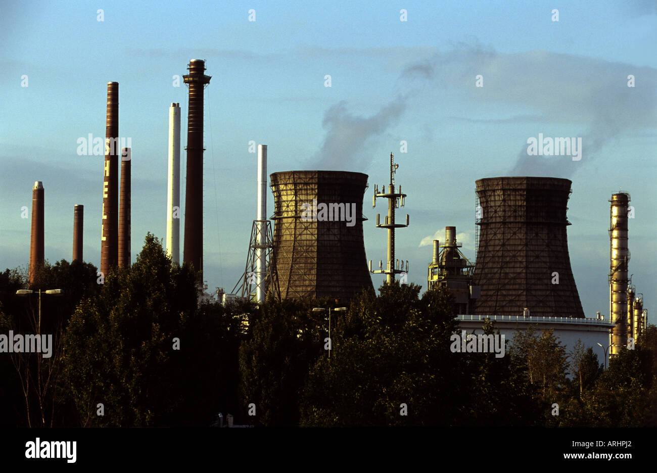 Oil refinery, Germany Stock Photo - Alamy