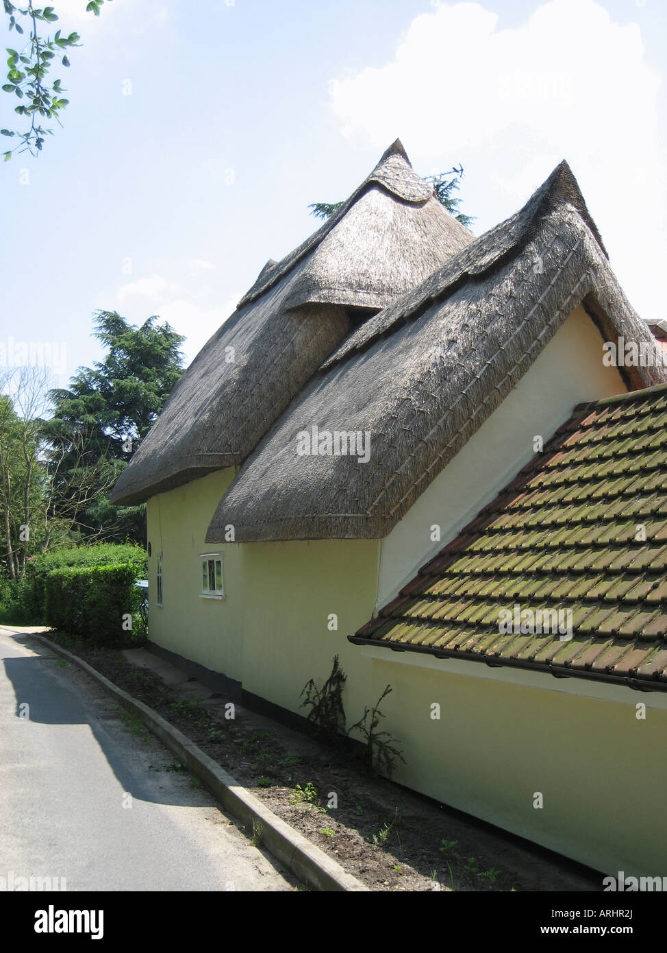 Thatch and Tiles Stock Photo - Alamy