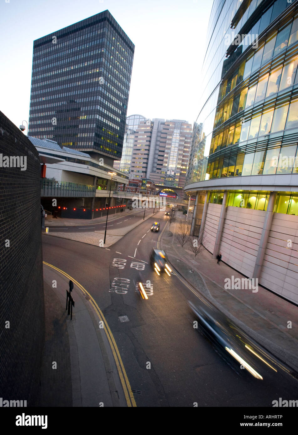 Moving Traffic, London Wall, London Stock Photo - Alamy