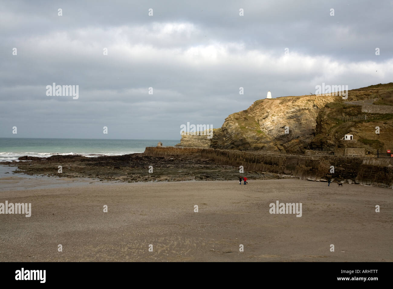 Portreath beach cornwall sea hi-res stock photography and images - Alamy