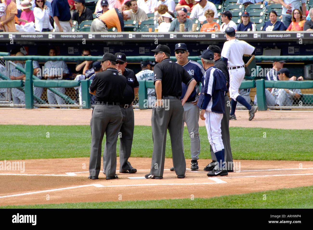 Detroit Tiger Professional Major League Baseball game at Comerica Park ...