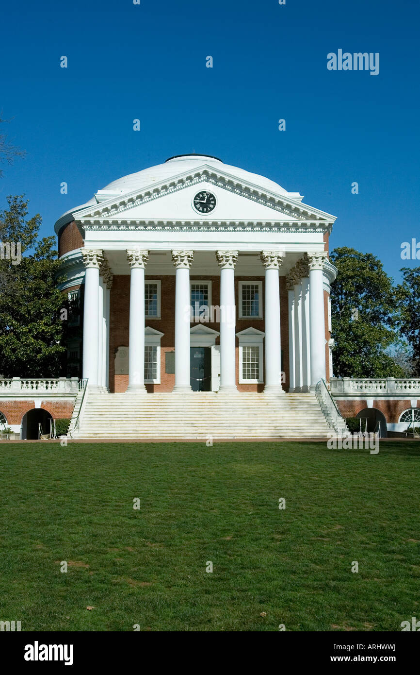 The Rotunda on The Lawn designed by Thomas Jefferson University of ...
