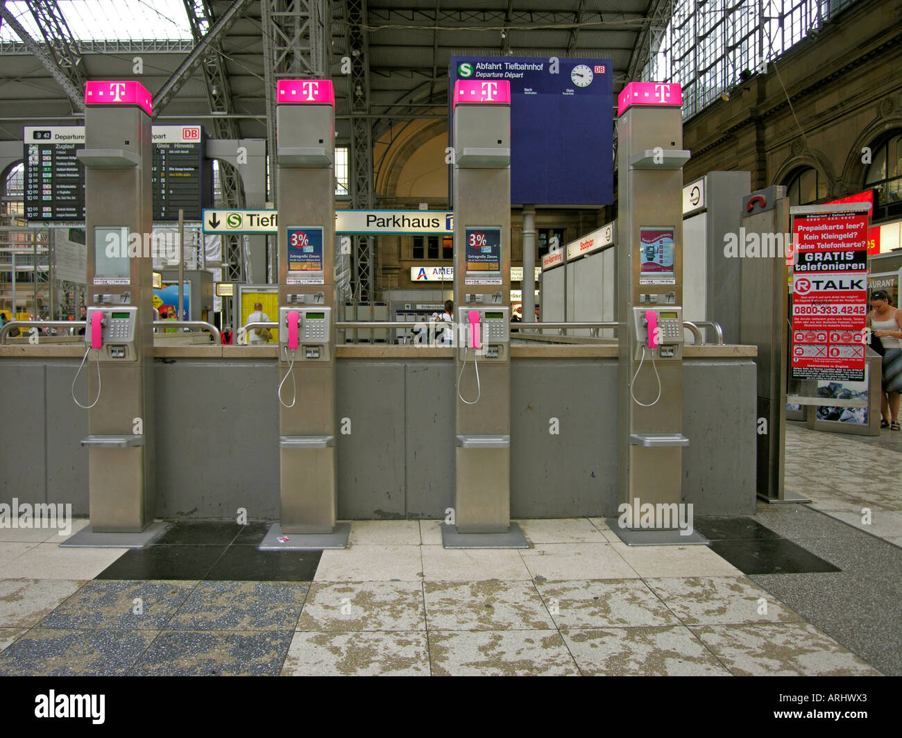 Public telephone booth train station hi-res stock photography and ...