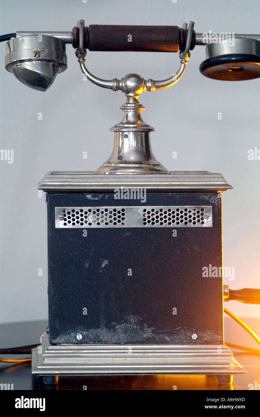 Crank telephone hi-res stock photography and images - Alamy
