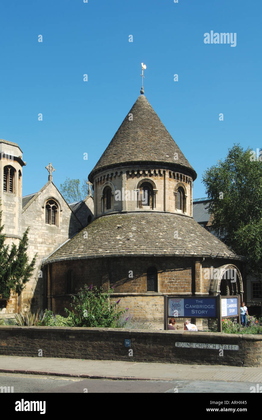 Cambridge university town The Church of the Holy Sepulchre or Round ...