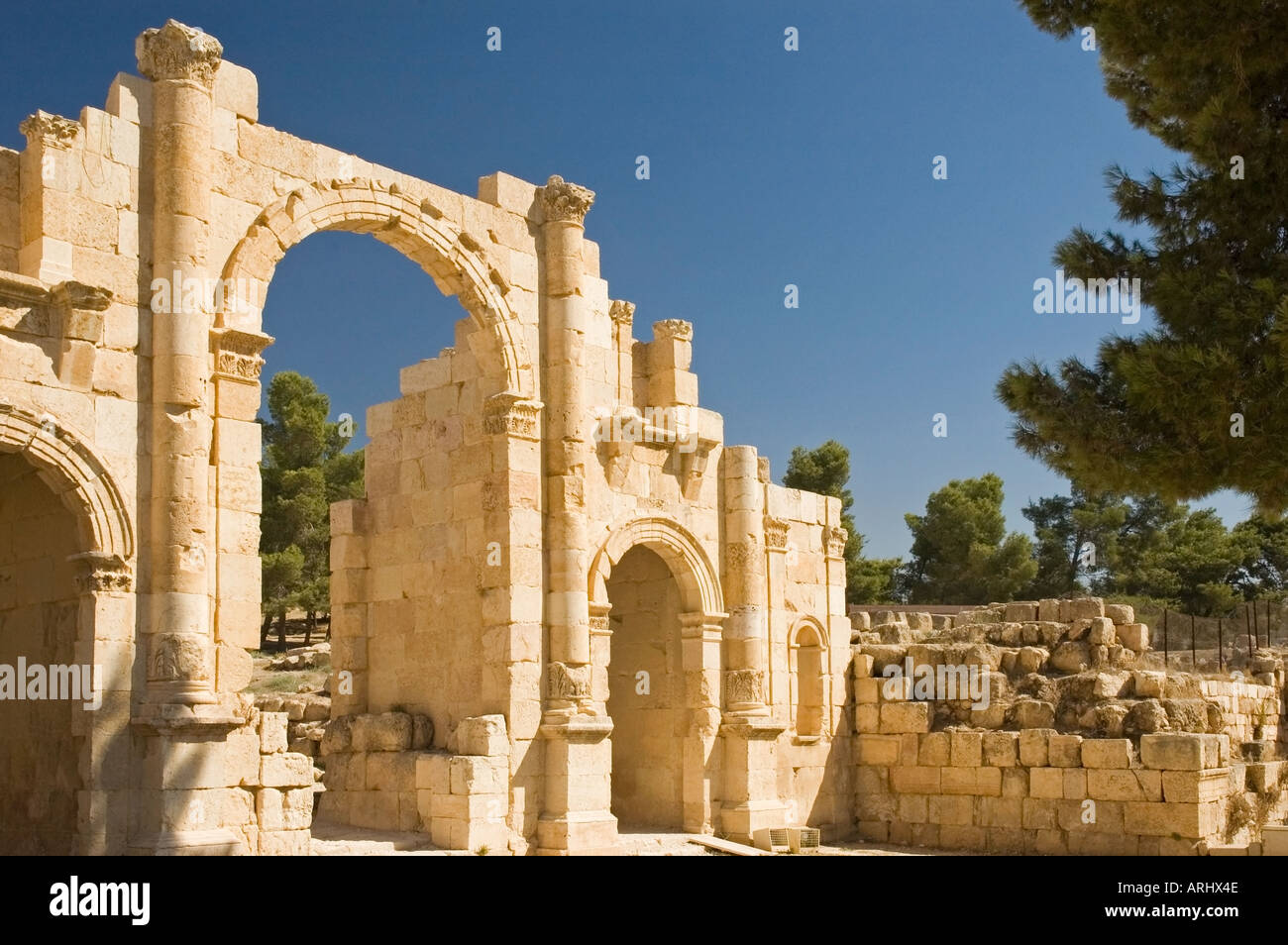 The South Gate, Jerash, The Ancient Gerasa, Hashemite Kingdom of Jordan ...