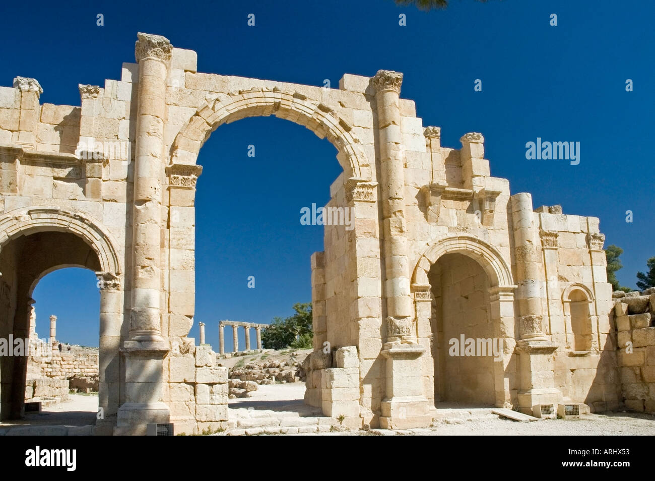 The South Gate, Jerash, The Ancient Gerasa, Hashemite Kingdom of Jordan ...