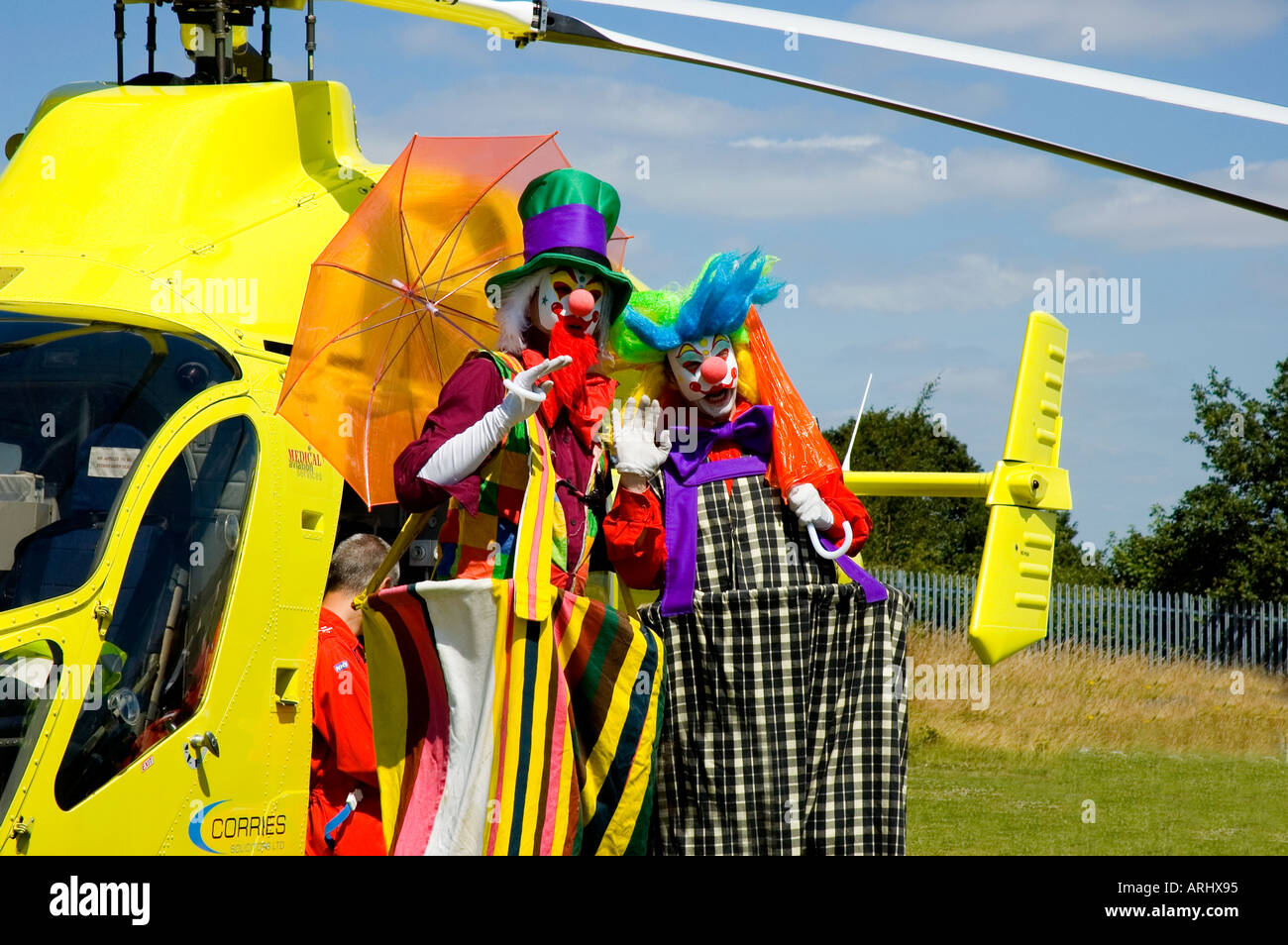 Clowns at the Gala Stock Photo - Alamy
