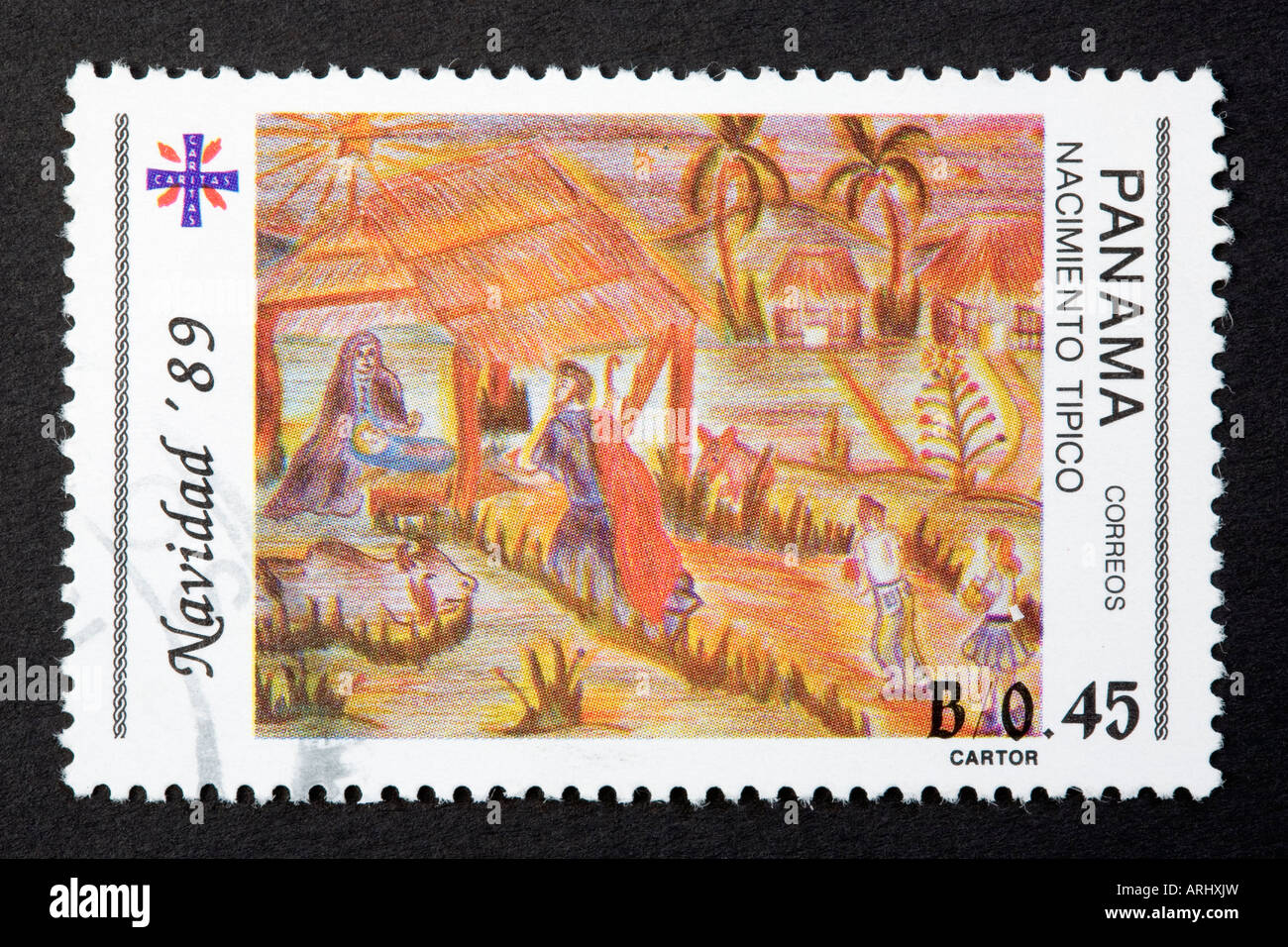 Panama postage stamp Stock Photo - Alamy