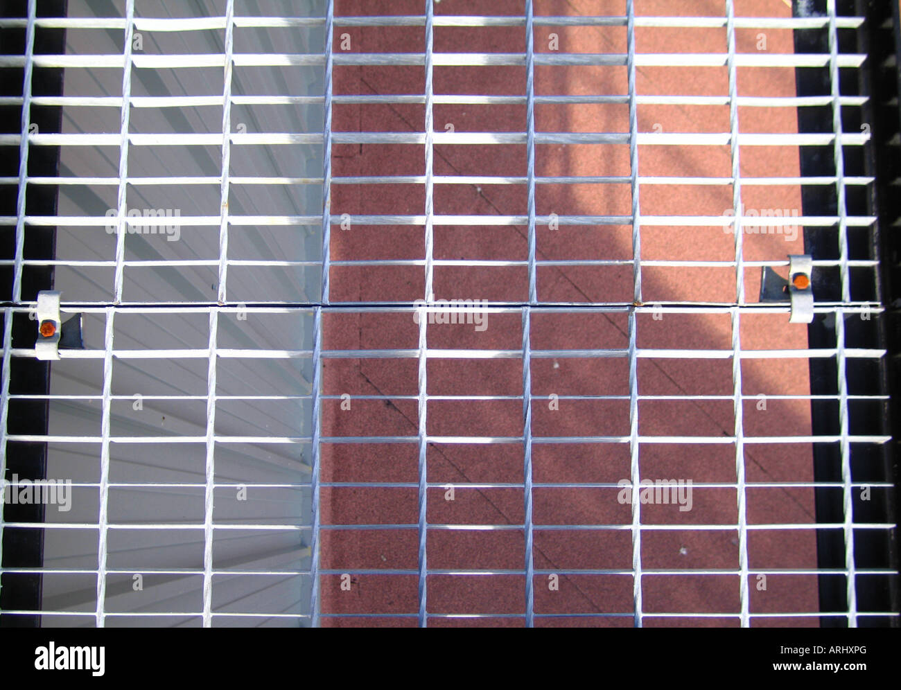 steel access walkway Stock Photo - Alamy