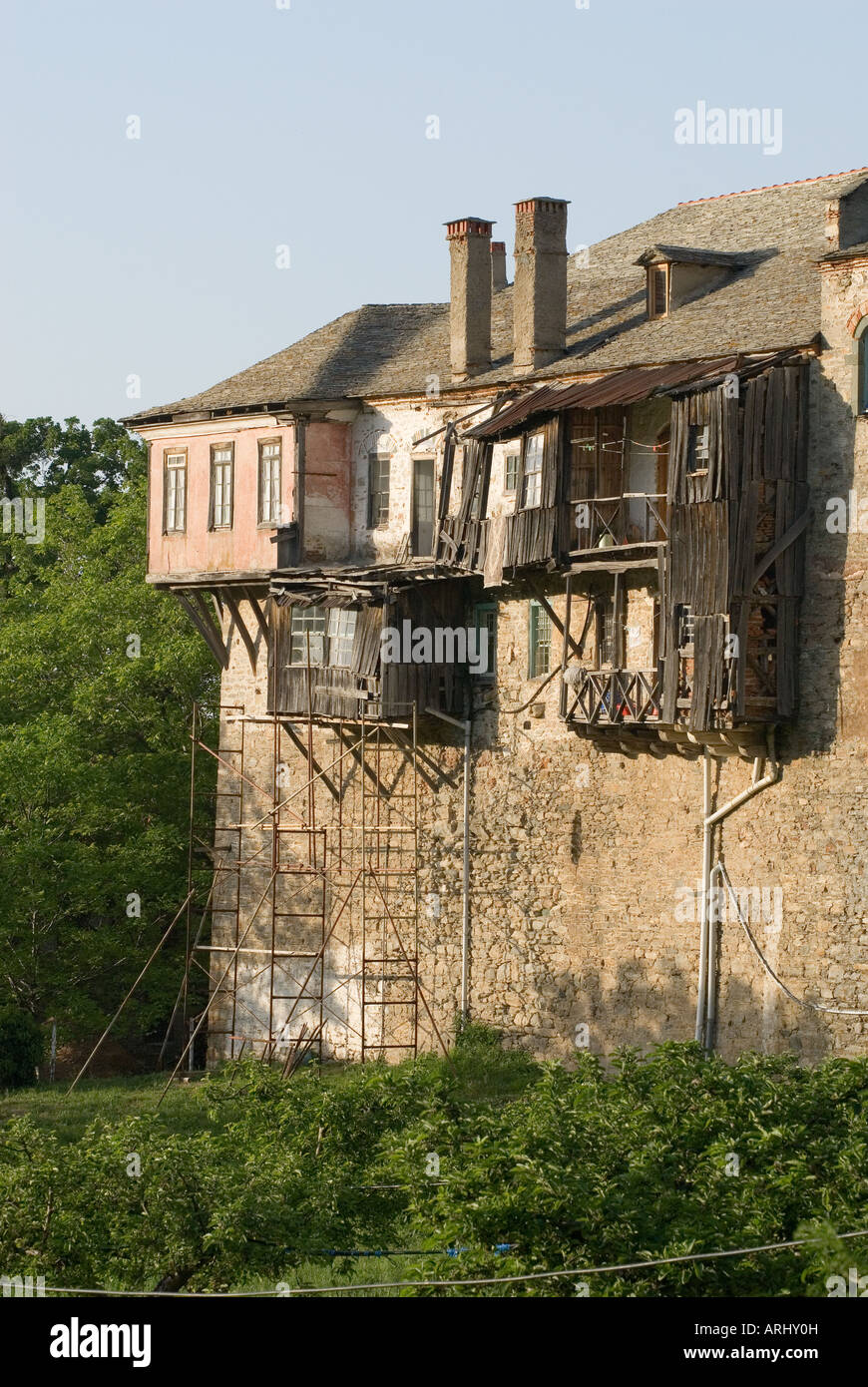 Berg athos monastery hi-res stock photography and images - Alamy