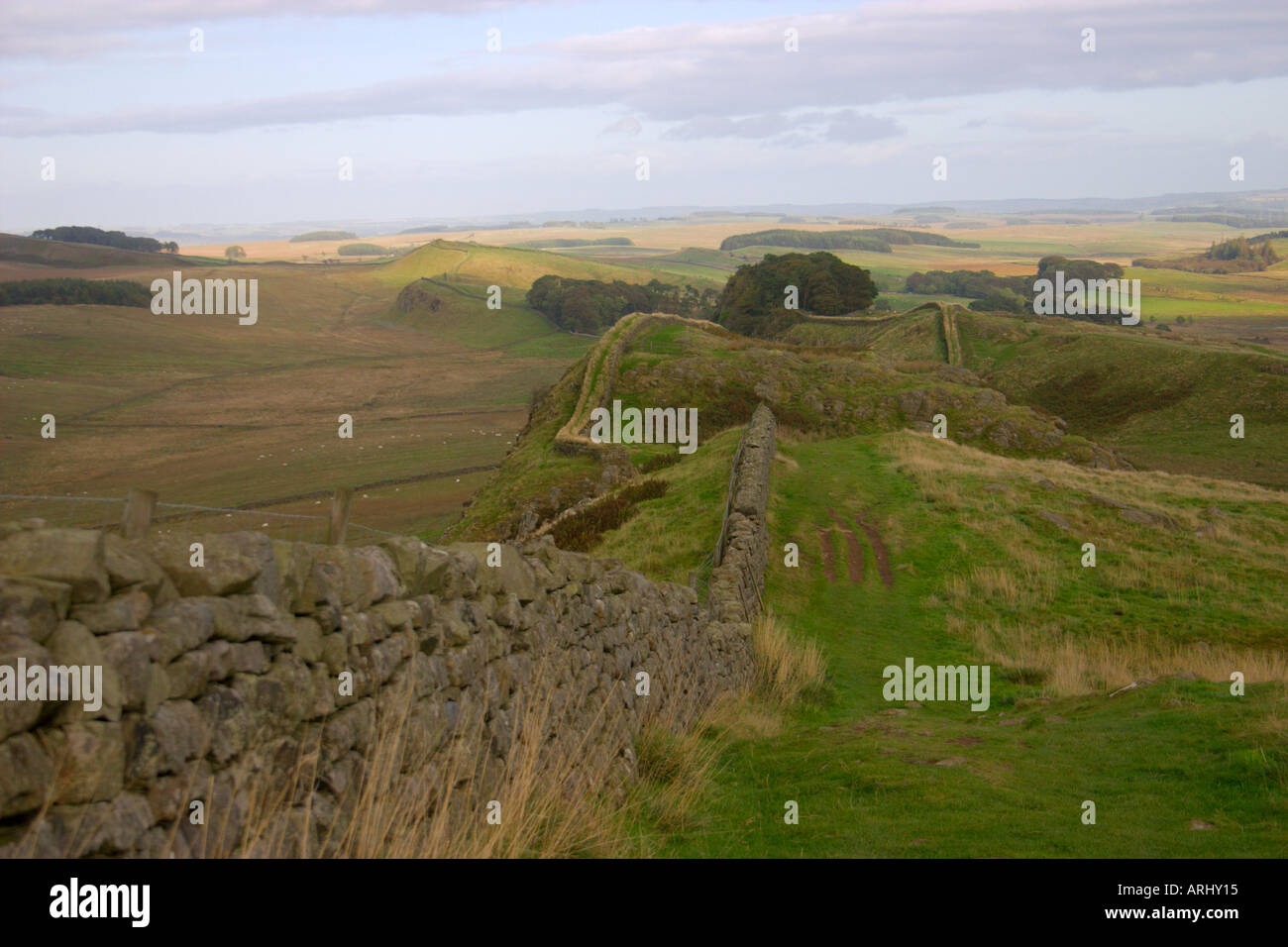 Hadrians Wall Defence Of Britain High Resolution Stock Photography and ...