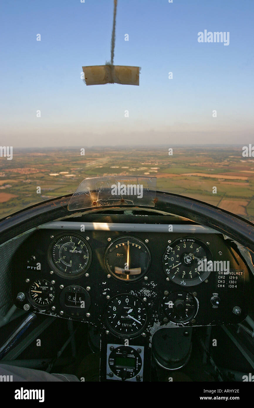 Glider cockpit hi-res stock photography and images - Alamy