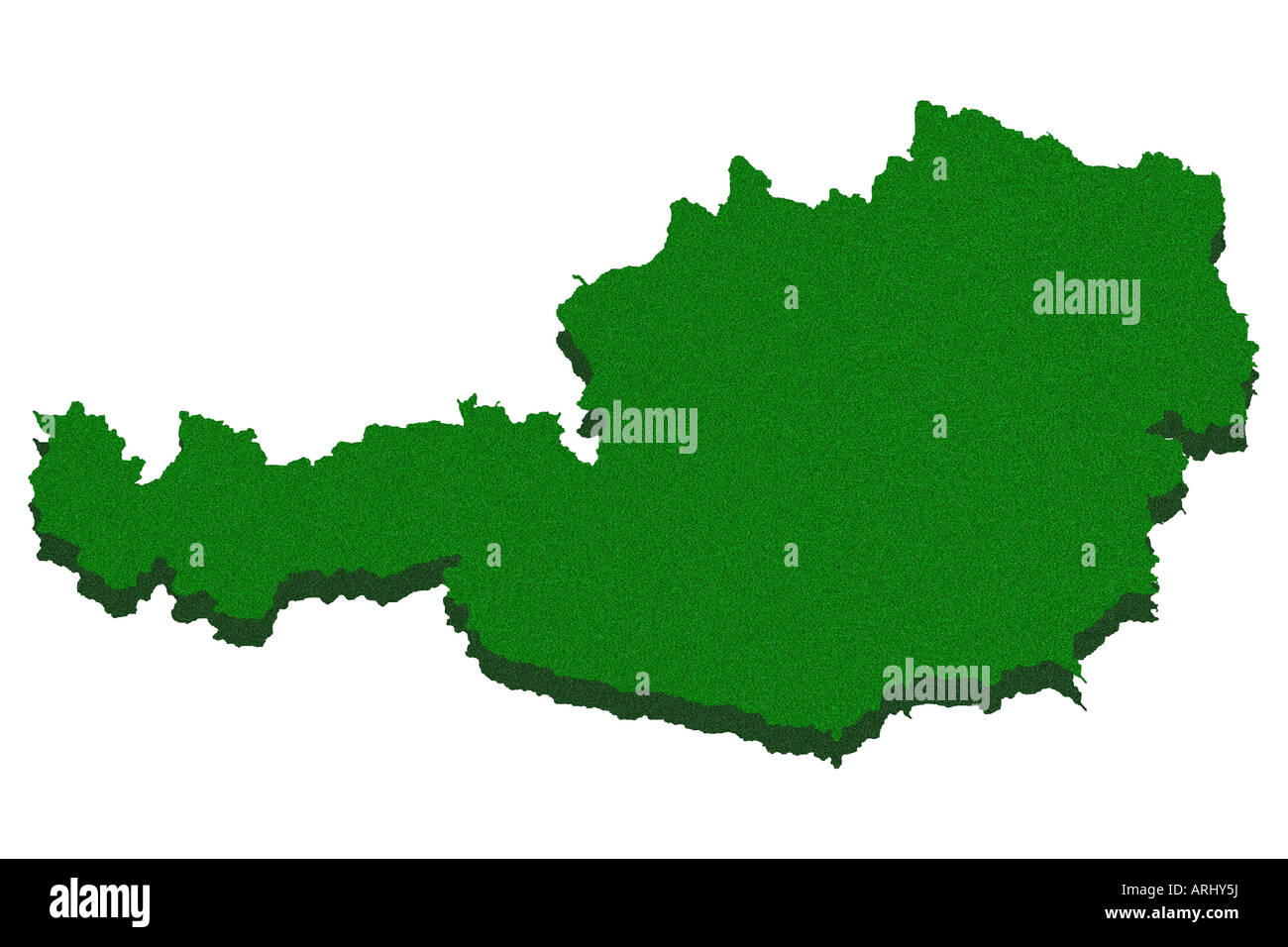 Outline map of Austria Stock Photo - Alamy