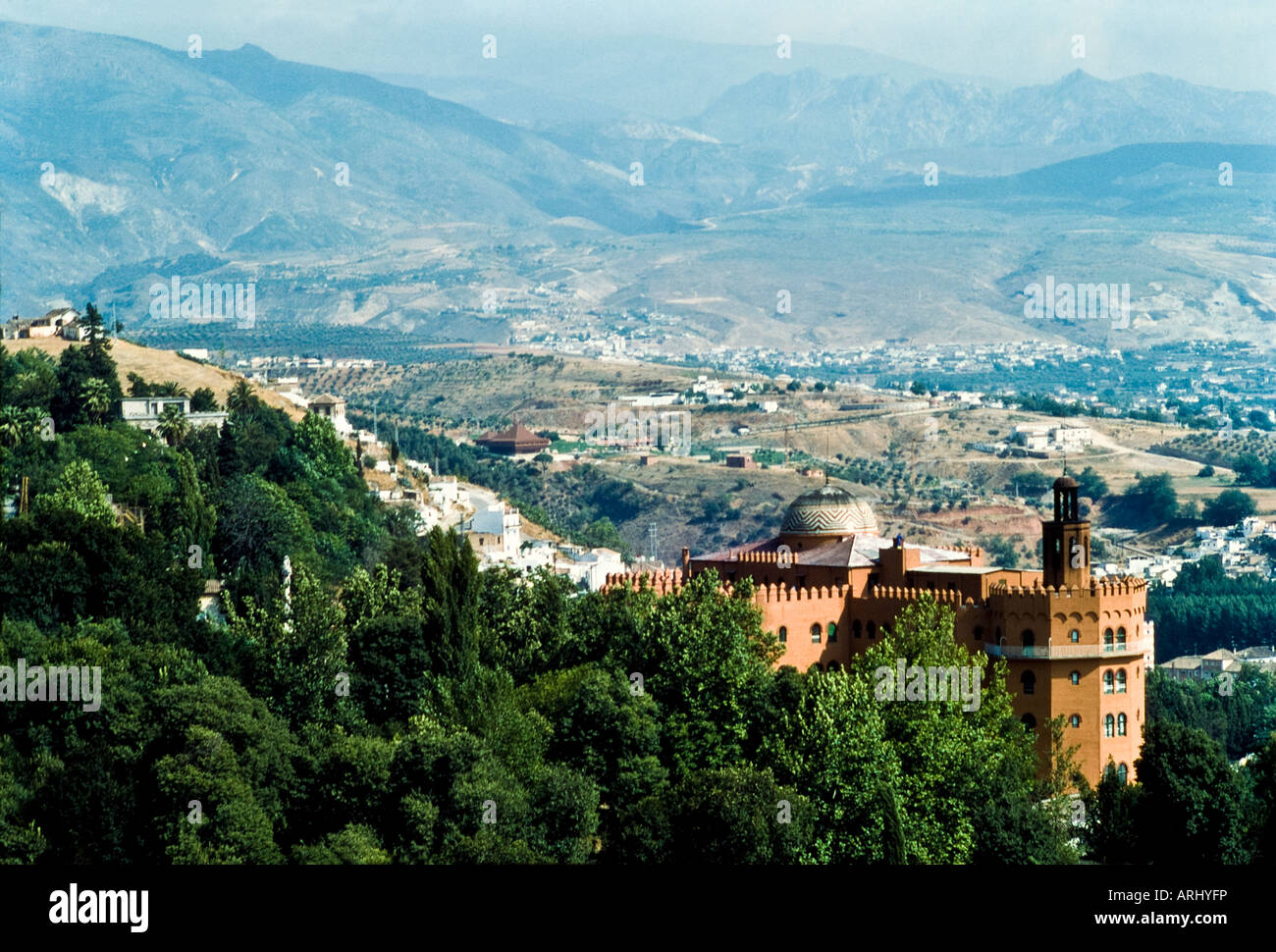 Alhambra generalife staircase hi-res stock photography and images - Alamy