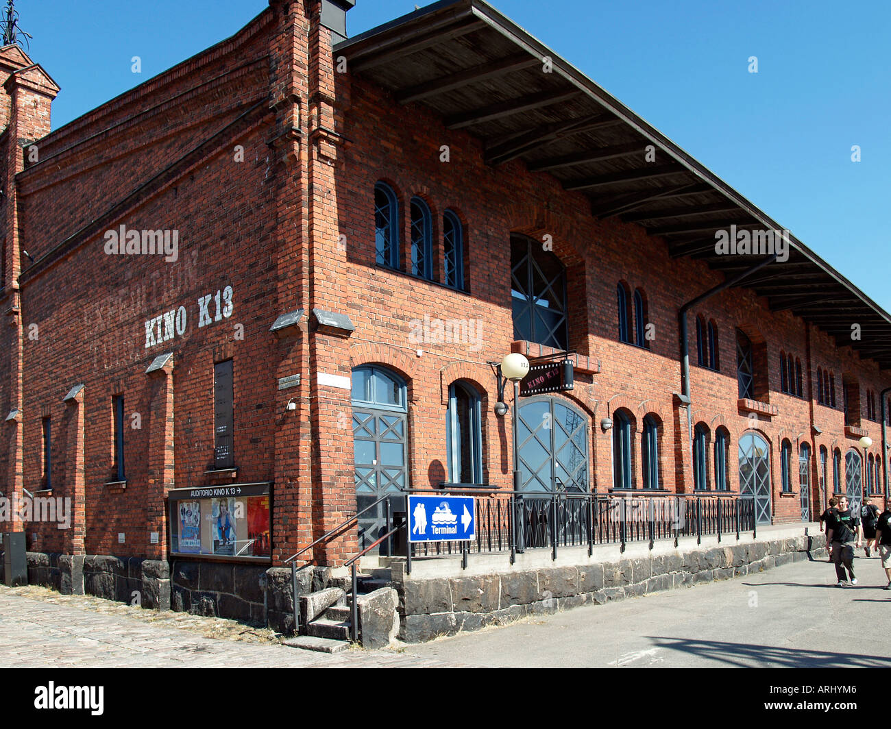 old former brick storehouses stores building at the harbour port of ...