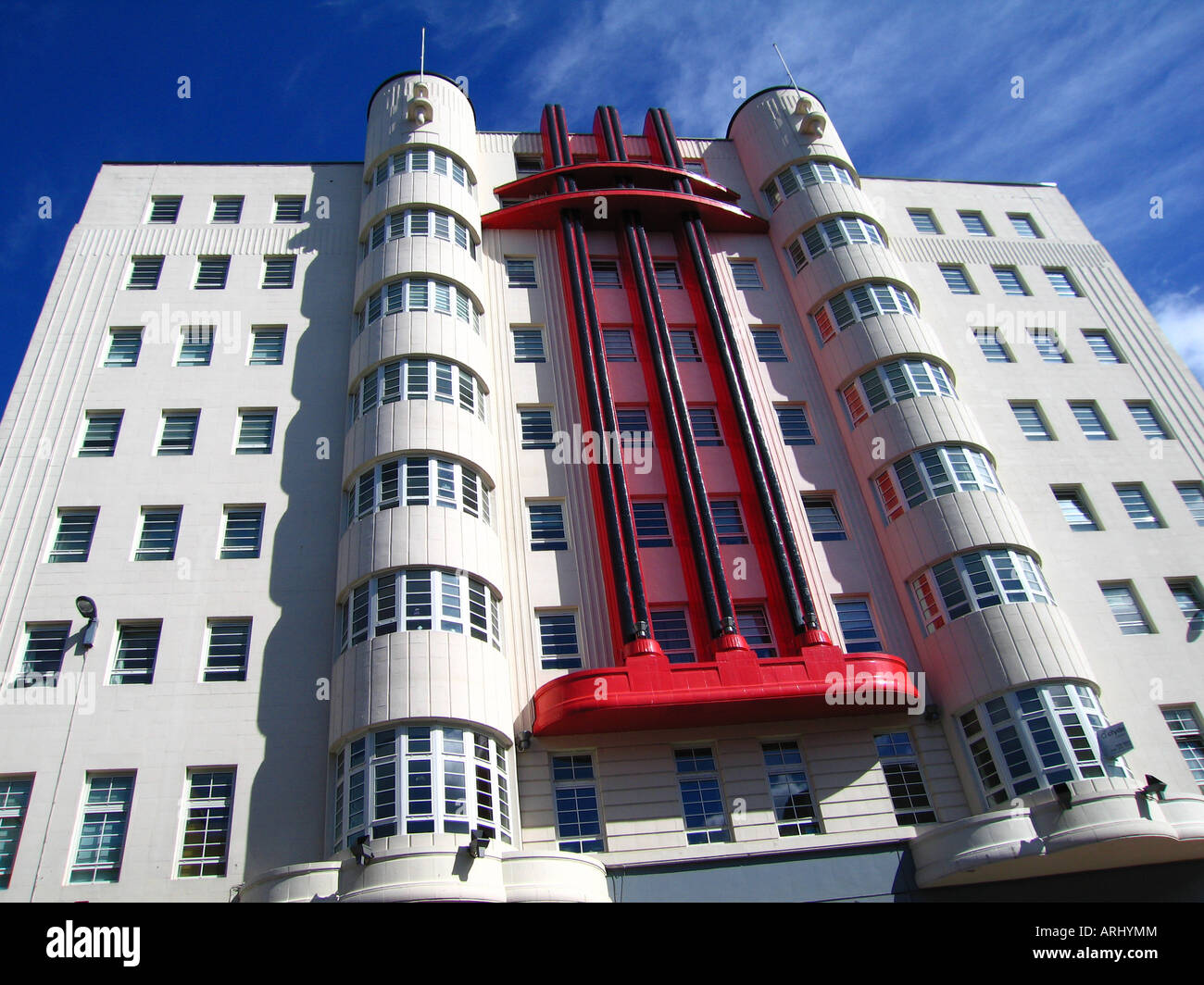 Art Deco tower block Stock Photo - Alamy
