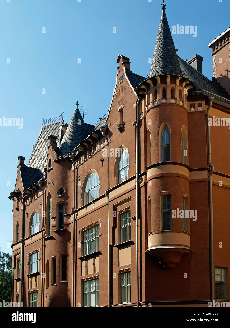 Finland helsinki art nouveau facades hi-res stock photography and ...
