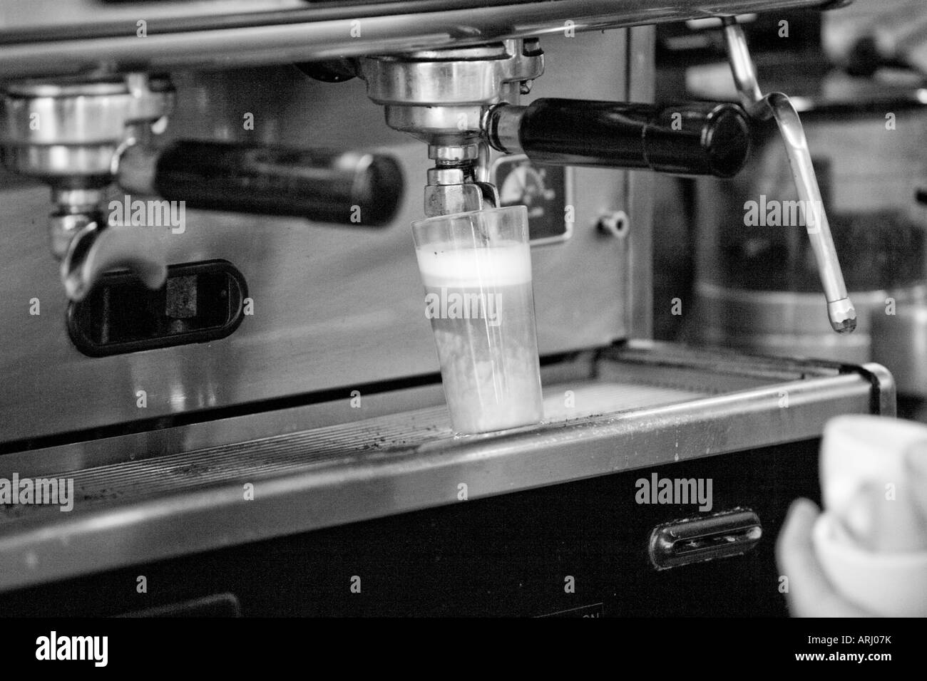 Inside coffee machine Black and White Stock Photos & Images - Alamy