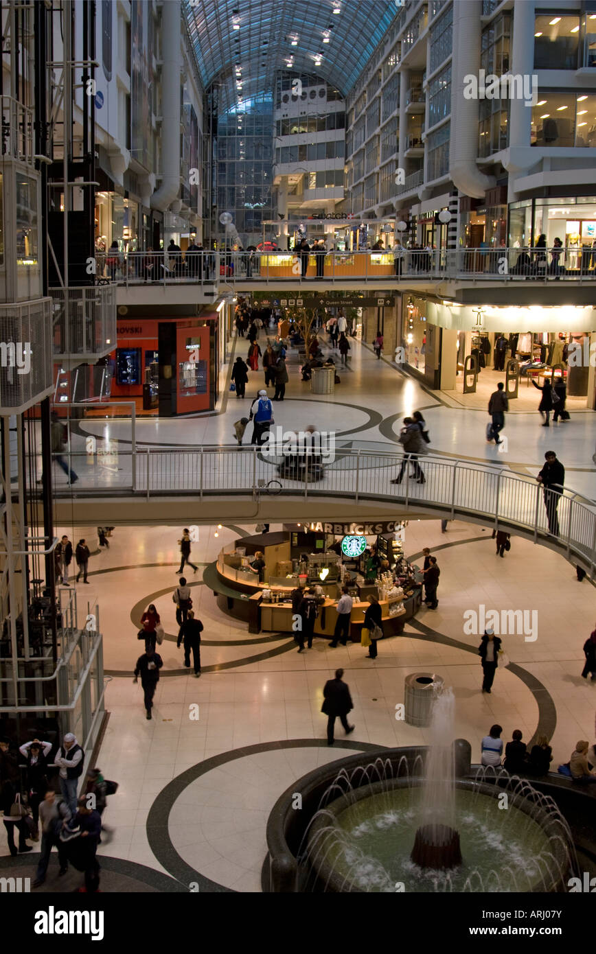 Eaton Centre Shopping Mall - Toronto - Ontario Stock Photo - Alamy