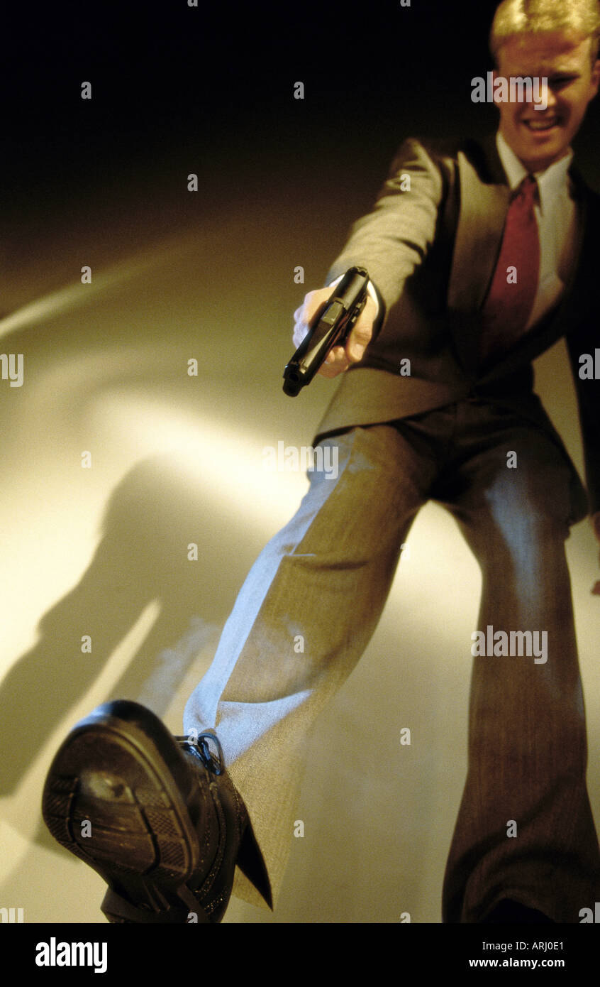 Shoot foot gun hi-res stock photography and images - Alamy