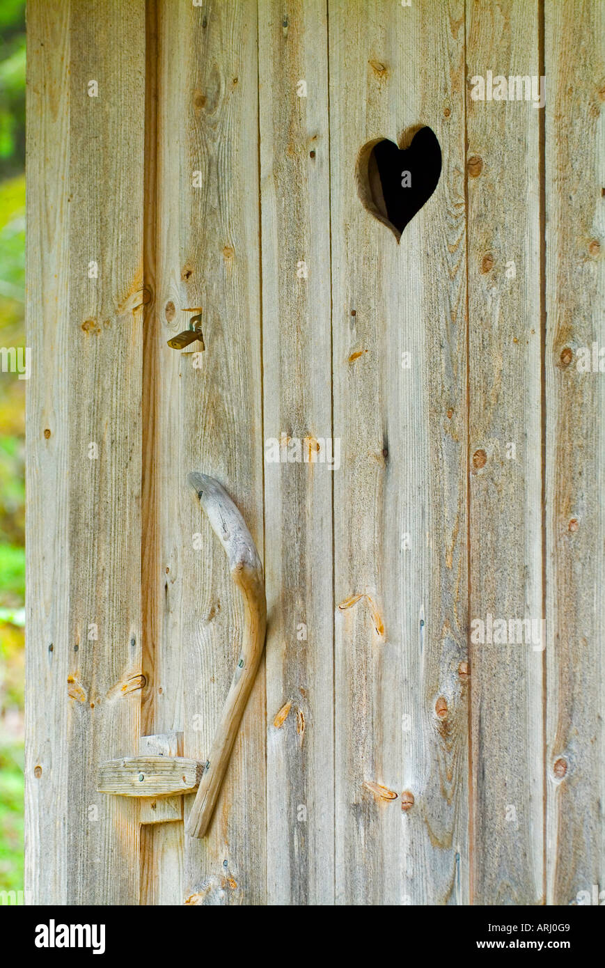 Old wooden toilet privy outhouse hi-res stock photography and images ...
