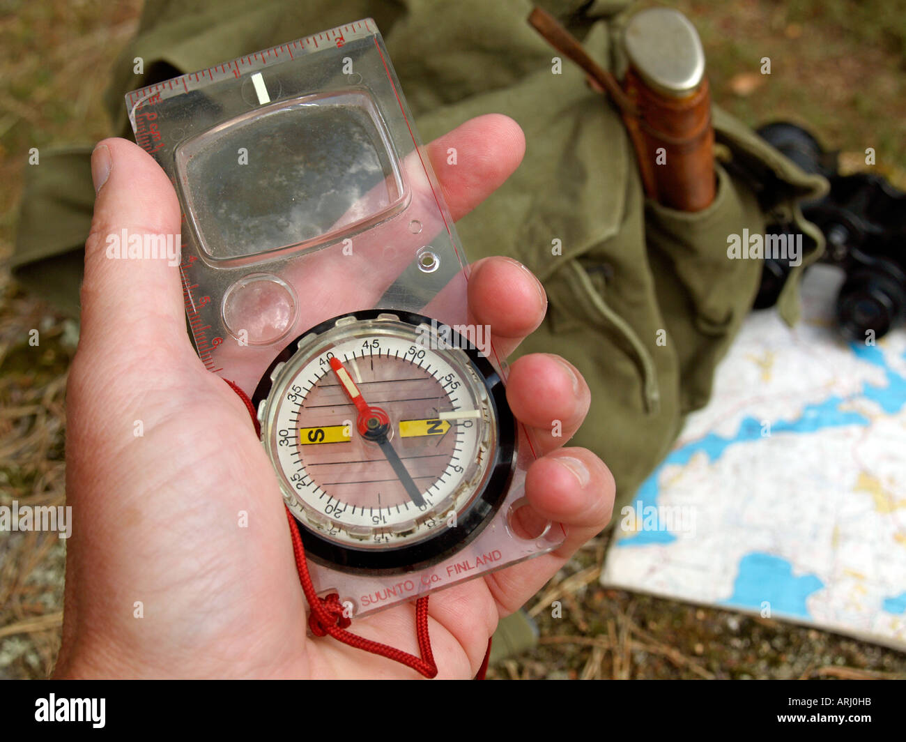 Kompass map hi-res stock photography and images - Alamy