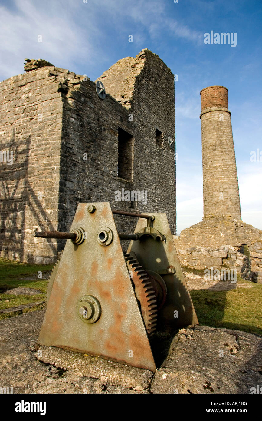 Magpie Mines, an abandoned lead mines near to Bakewell in The Peak ...