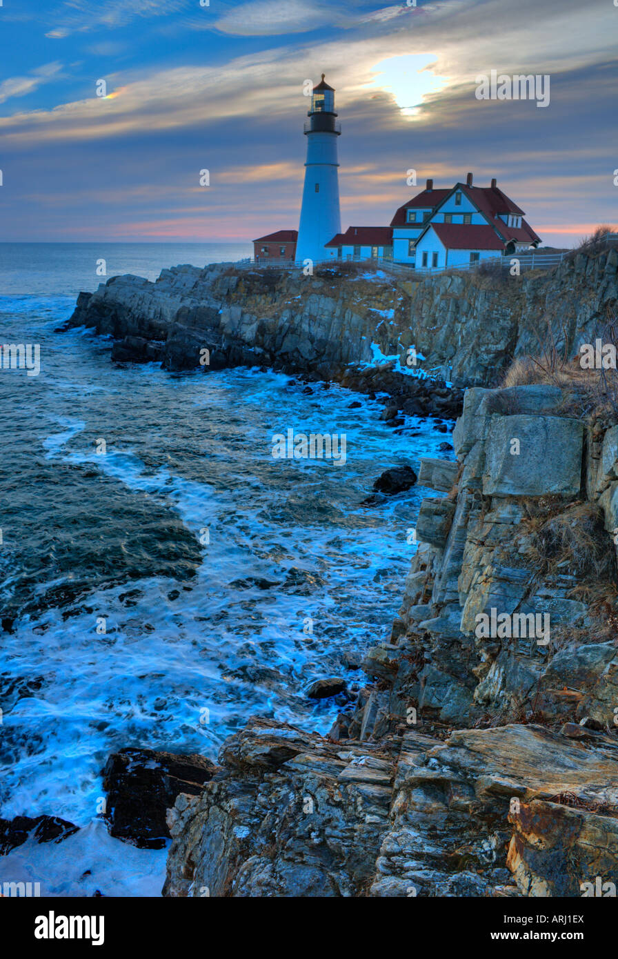 Fort Williams Lighthouse Stock Photo - Alamy