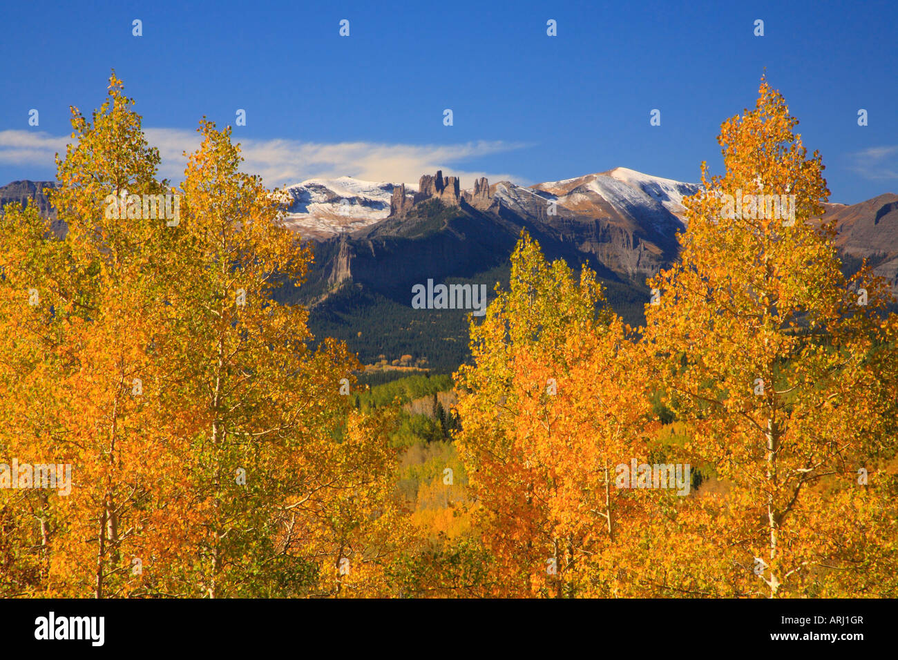 The Castles Seen From Ohio Creek Pass Road, Gunnison, Colorado, USA ...