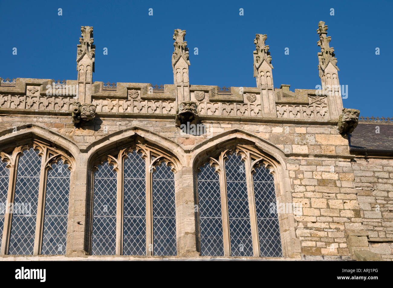 St Michael's church Laxton Notts Stock Photo - Alamy