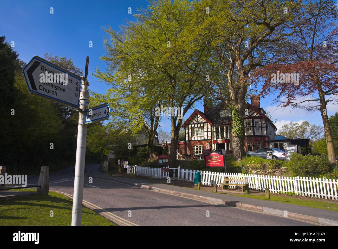 The Burley Inn Stock Photo - Alamy