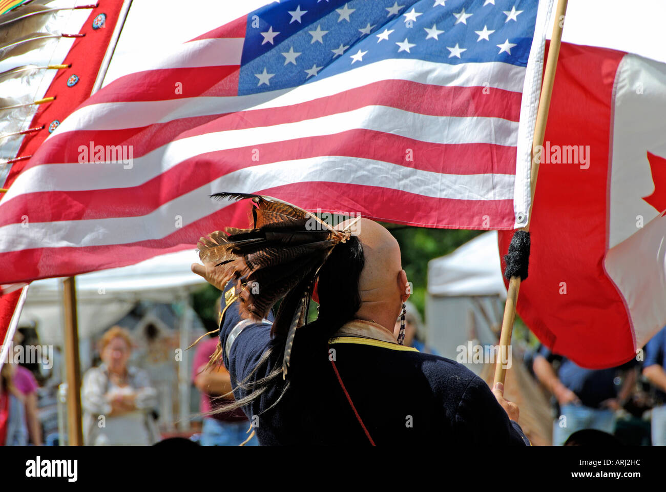 Chippewa and Pottawattamie Indians hold a powwow in southeast Michigan ...