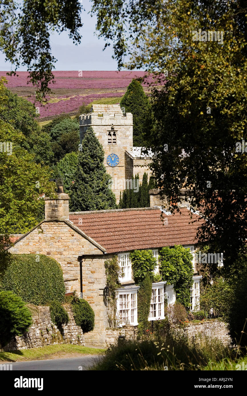 Lastingham Village North York Moors National Park Stock Photo - Alamy