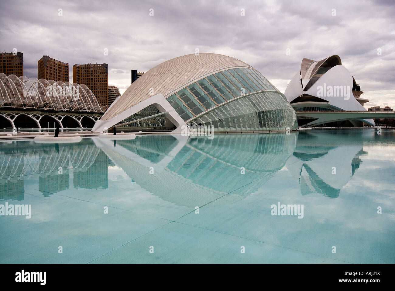 Santiago Calatrava's stunning architecture in Valencia, Spain, at the ...