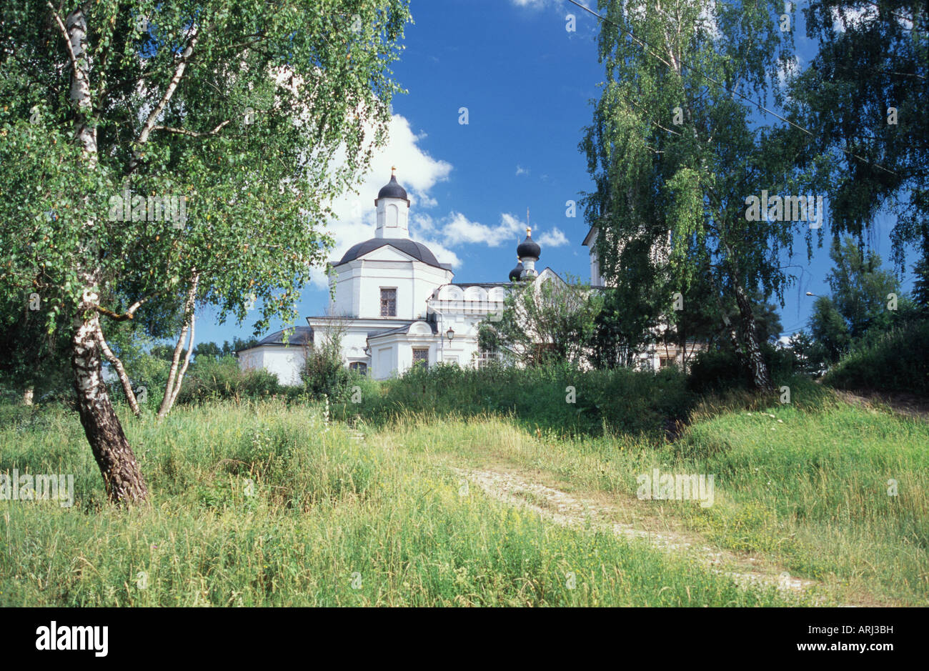 Orthodox church in Tarusa, Russia Stock Photo - Alamy