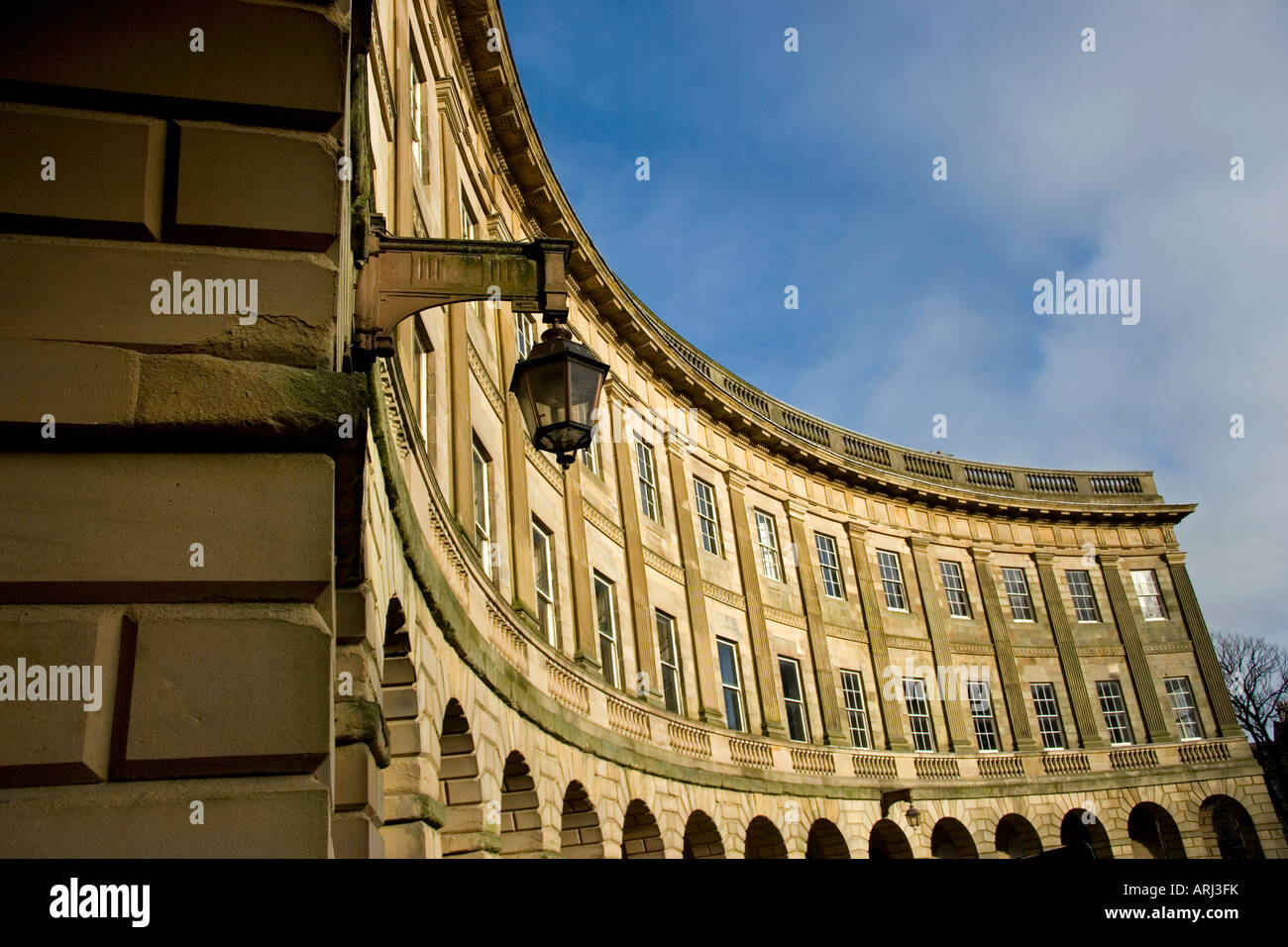 The Crescent, splendid Georgian architecture at the Spa Town of Buxton ...